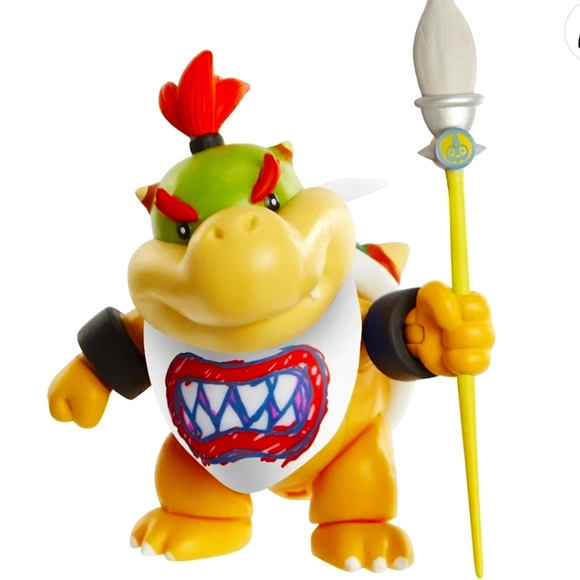 Nintendo | Toys | World Of Nintendo Bowser Jr With Paint Brush Action ...